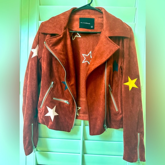 Jackets & Coats | Women Velvet Feel Jacket With Stars Details | Poshmark